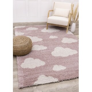 Kids Collection - Pink/Cream Clouds Rug - Bed Bath & Beyond - 34626703