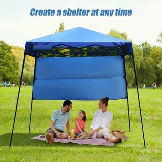 7 x 7 Ft Pop up Canopy Tent Outdoor Canopy Shelter with Carry Bag - Bed ...