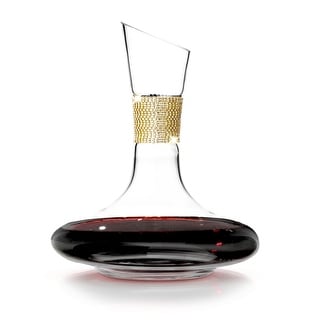 Berkware Red Wine Decanter - Large Wide Base Decanter with Sparkling ...