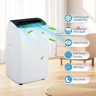 14,000 BTU Portable Inverter Air Conditioner for 4-in-1 - Bed Bath ...
