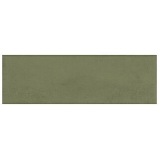 Merola Tile Coco Matte Moss Verde 2" x 5-7/8" Porcelain Floor and Wall ...