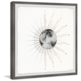 'Cosmic Rays' Framed Painting Print - Bed Bath & Beyond - 36081526