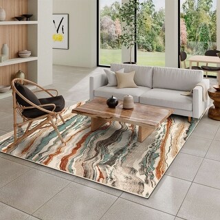 Karastan Pearl River Abstract Woven Area Rug - Bed Bath & Beyond - 40149247