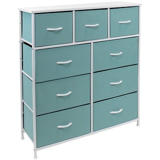 Dresser with 9 Drawers - Furniture Storage Chest Tower Unit for Bedroom ...