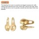 Cord Ends Open, Clamshell End Caps, Bead Tips Knot Covers - Bed Bath ...