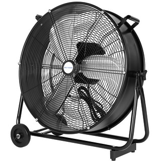 24" Variable Speed High Velocity Drum Fan, Adjustable Tilt, 7800 CFM ...