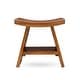 TeakCraft The RANDI, Teak Wood Shower Bench 18inch - Bed Bath & Beyond ...