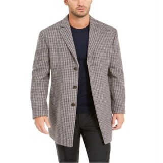 Calvin Klein Men's Prosper X Fit Overcoat Brown Size 44 - Bed Bath ...