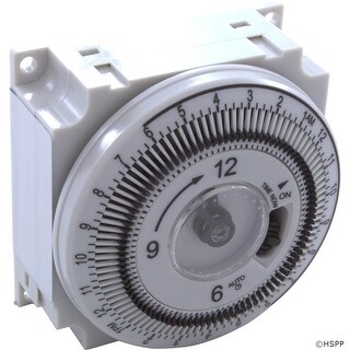 Timer, Grasslin Repl, SPDT, Panel Mount, 115v, w/override, 24hr - Bed ...