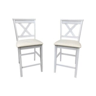 Carolina Living Taylor X-Back Counter Stools, Set of 2 - Bed Bath ...