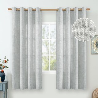 Curtains for Bedroom 2 Panels,Light Grey, Each 52 x 63 Inch - Bed Bath ...
