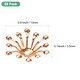 Bead End Caps Flower Stamen Metal Multi-Petal Flower Spacer Bead End ...
