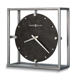 Curata Aged Nickel Finish Metal Quartz Accent Clock - Bed Bath & Beyond ...