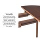 Middlebrook Designs Damsel Solid Wood Oval Extension Dining Table - Bed ...