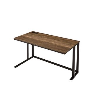 Knock-Down Writing Desk with USB Port & Open Base Design - Bed Bath ...