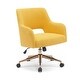 Boucle Upholstered Office/ Desk Chair - Swivel/ Adjustable Height - Bed ...
