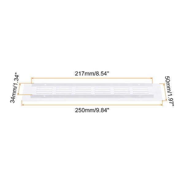 Air Vents Cover, 1Pcs 250 x 50mm - Aluminum Alloy Air Return Vent Cover ...