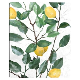 Lemon Tree by Studio Arts Canvas Art Print - Bed Bath & Beyond - 32622211