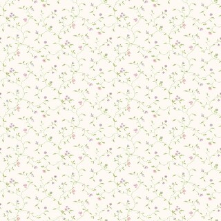 Galerie Wallcoverings Miniatures 2 Miniature Rose Trellis Design Vinyl ...