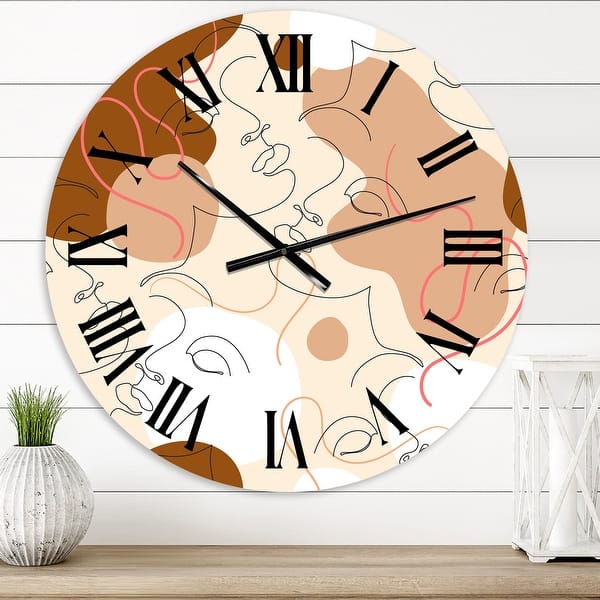 wall clock designs drawing