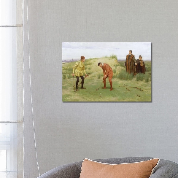 iCanvas "During the Time of the Sermonses, 1896 " by John Charles ...