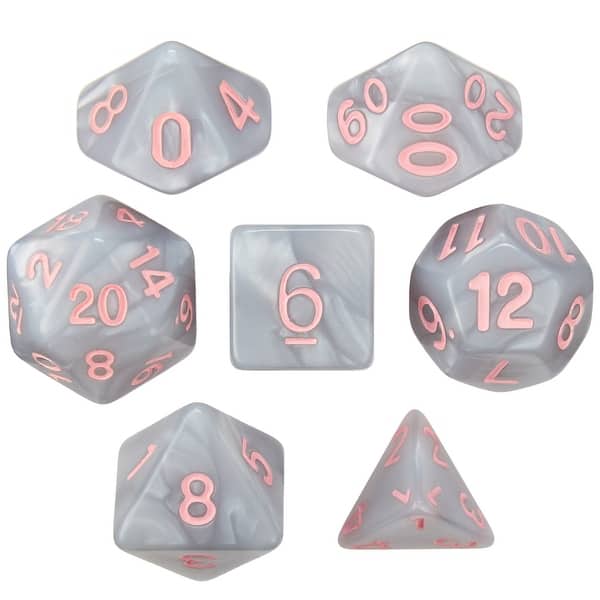 quartz dice set