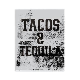 Stupell Tacos & Tequila with Splatter Wall Plaque Art Design By Jessica ...