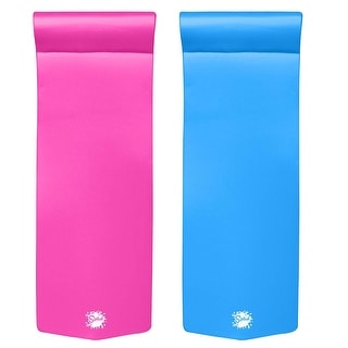 Texas Recreation Splash 70 Inch Foam Raft Lounger Pool Lake Floats (2 ...