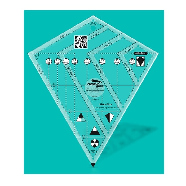 Creative Grids Kites Plus Quilt Ruler - Bed Bath & Beyond - 28795919