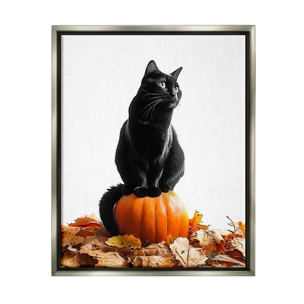 cat design pumpkin