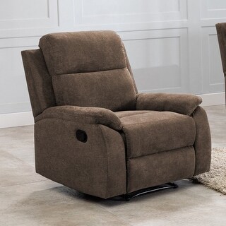Ronald Contemporary Recliner Chair, Brown - Bed Bath & Beyond - 37961833