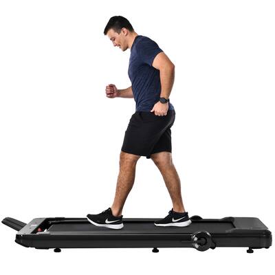 Folding Treadmill, Under Desk 2.5HP Electric Treadmill with Bluetooth ...