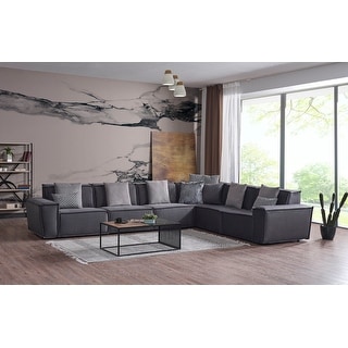 Plutonia Modular 3C2 Sectional Grey - Bed Bath & Beyond - 40649028