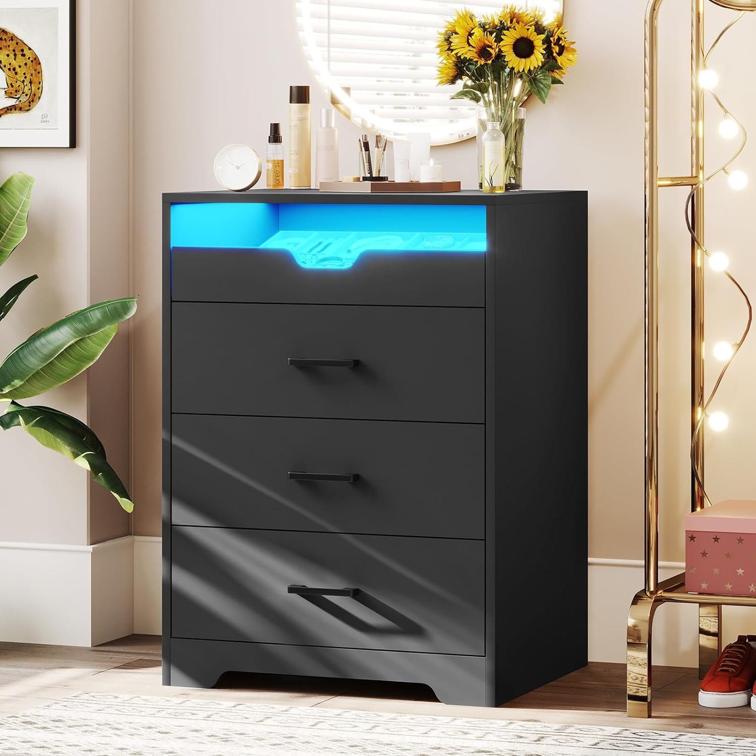Dresser with LED Lights for Bedroom Double Dresser with 3 6 Drawers On Sale Bed Bath Beyond 40244624