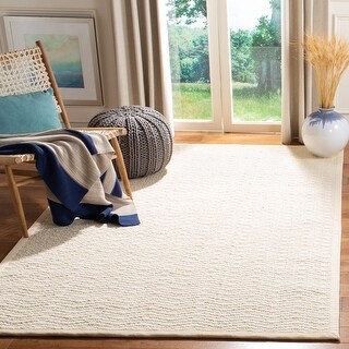 SAFAVIEH Handmade Palm Beach Modern & Contemporary Geometric Sisal Rug ...