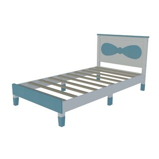 Twin size Wooden Bow Bed - Bed Bath & Beyond - 40838793