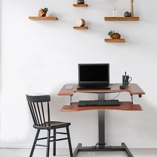 Height Adjustable Laptop Desk Movable Workstation Keyboard Holder - Bed ...