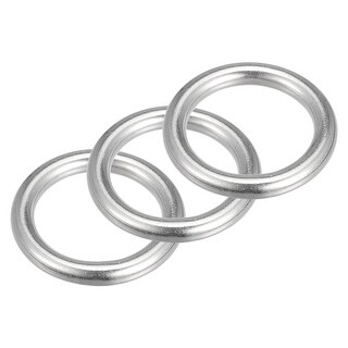 316 Stainless Steel Round Ring, Hardware Welded O-Rings - Bed Bath ...