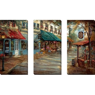 "Romantic Interlude" by Ruane Manning 3 Piece Set on Canvas - Bed Bath ...