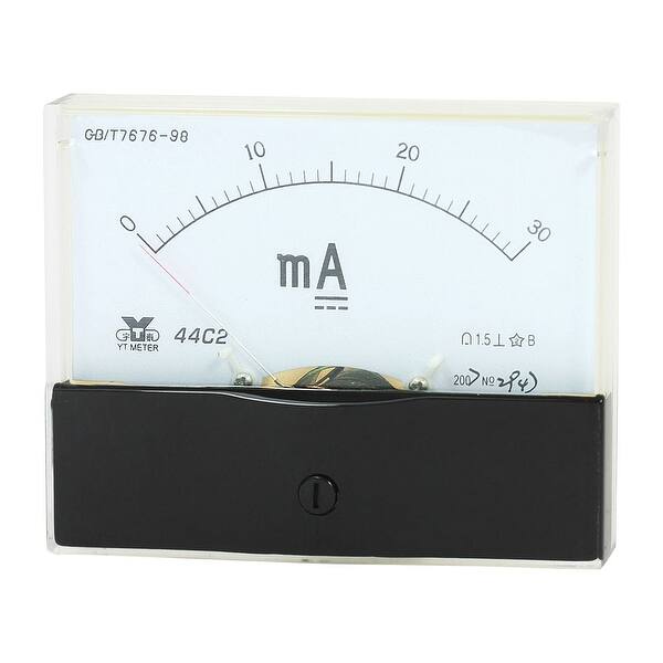 Measurement Tool Analog Panel Ammeter Gauge DC 0 - 30mA Measuring Range ...
