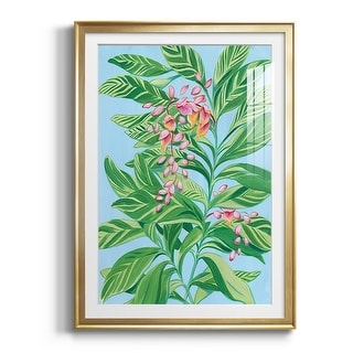 Tropical Shell Ginger II Premium Framed Print - Ready to Hang - Bed ...