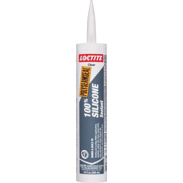 Loctite Polyseamsel 10 Oz. 100% Silicone Sealant, Clear - 1 Each - Bed ...
