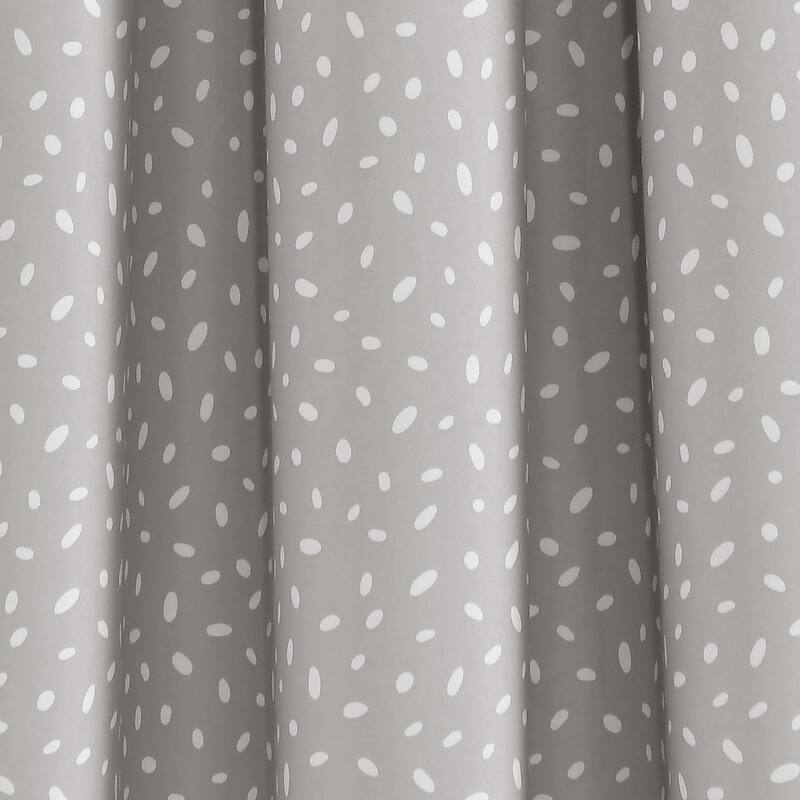 Lush Decor Baby Pixie Fox Geo Blackout Single Window Curtain Panel ...
