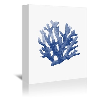 Americanflat - 8" x 10" Blue Coral 3 by Nuada Wrapped Canvas Wall Art ...