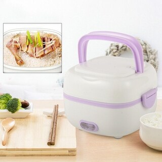 1L Electric Lunch Box - Rice Cooker Food Steamer Heater - Bed Bath ...