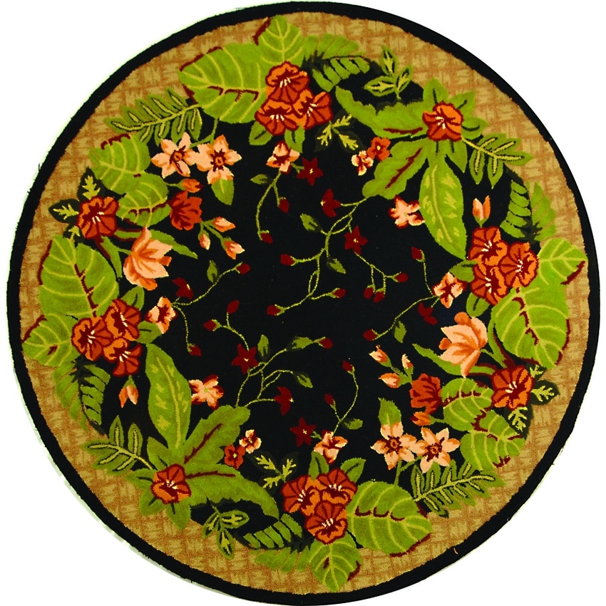 SAFAVIEH Handmade Berkeley Corrine Botanical Wool Rug - Bed Bath ...