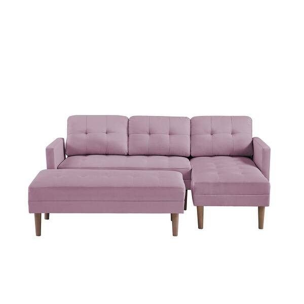purple corner sofa