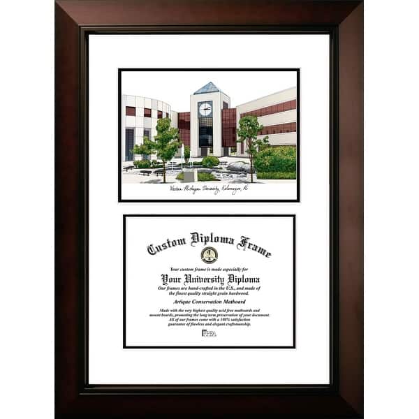 Western Michigan University 11w x 8.5h Legacy Scholar Diploma Frame ...
