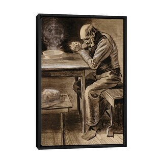 iCanvas "The Prayer, 1882" by Vincent van Gogh Framed Canvas Print ...