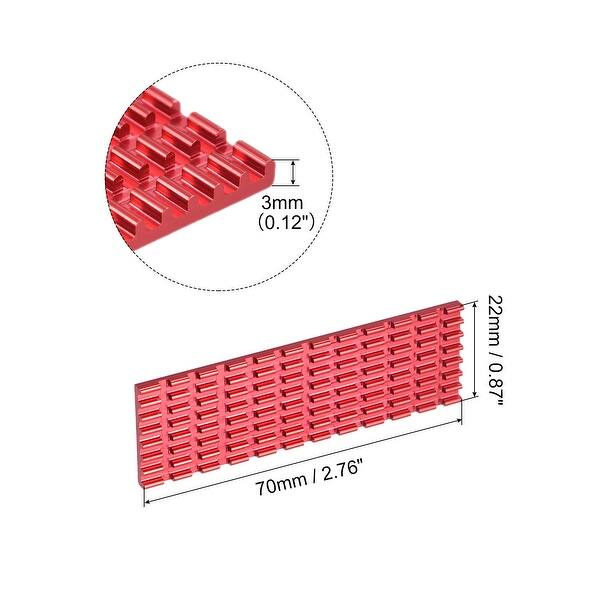 Aluminum Heatsink Dissipation Pads with Notch for M.2 SSD - Bed Bath ...